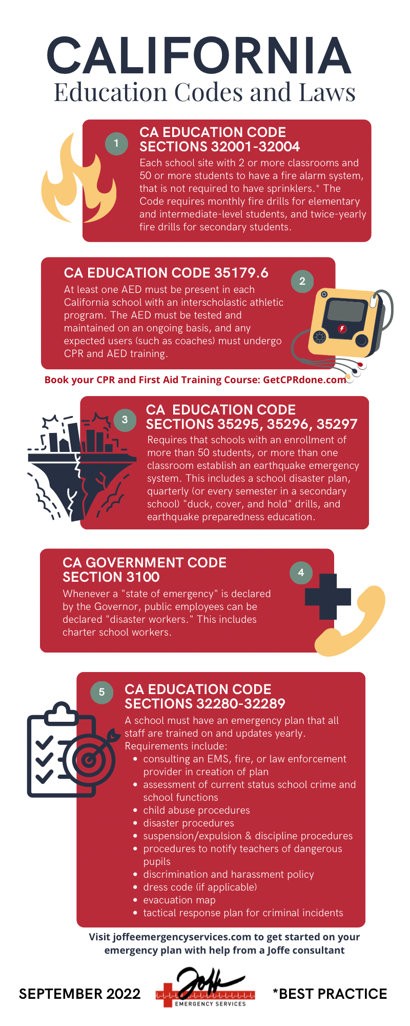 CALIFORNIA Education Codes & Laws